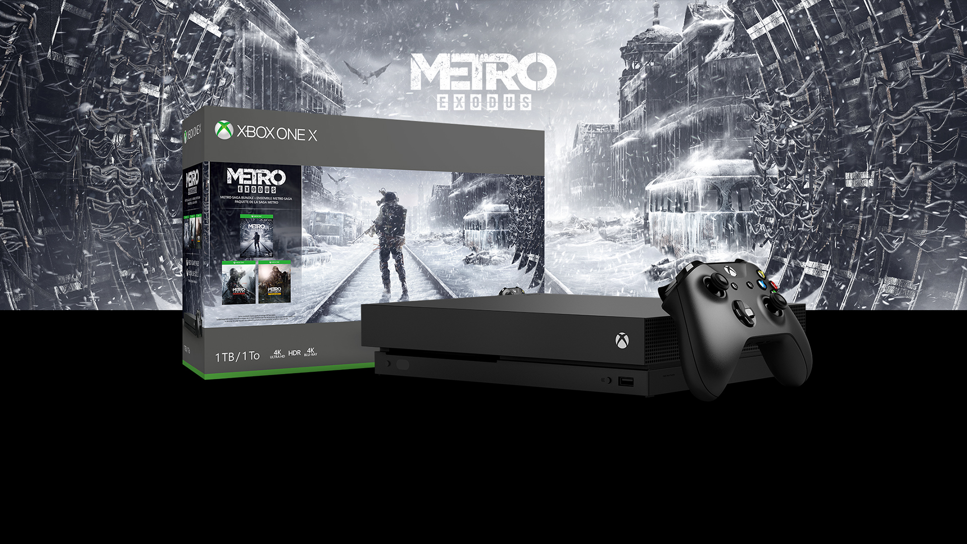 New Xbox One X Metro Saga Bundle Includes Metro Exodus, Metro 2033 ...